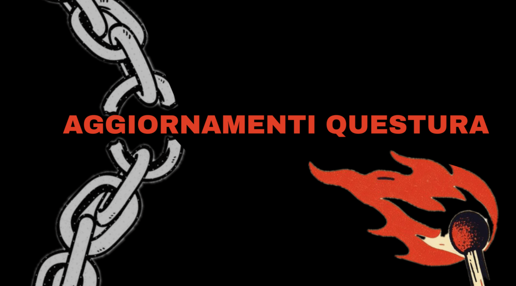 AGGIORNAMENTI QUESTURA | C.S.O.A. GABRIO